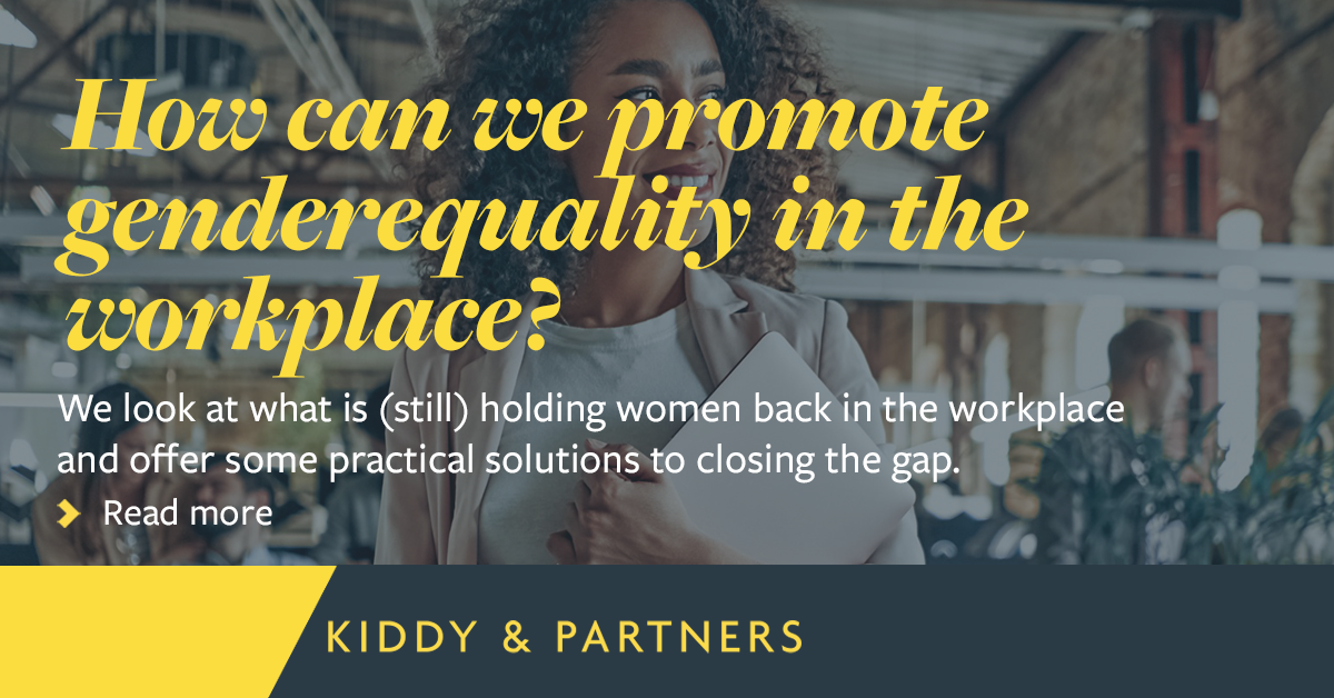 How can we promote gender equality in the workplace? - Articles - Gateley