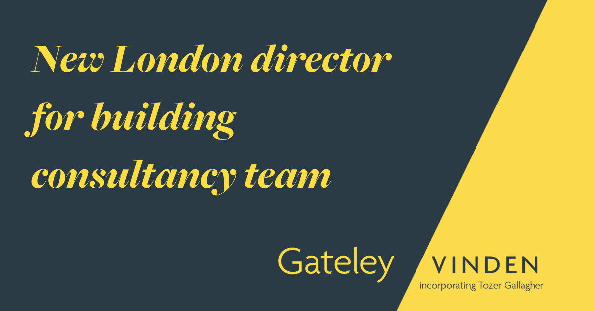 New London director for building consultancy team - News - Gateley