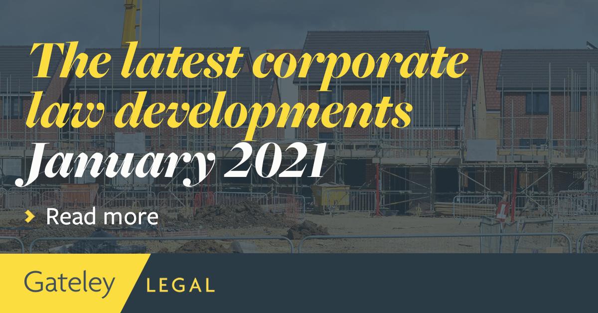 Corporate update: the latest corporate law developments January 2022 ...