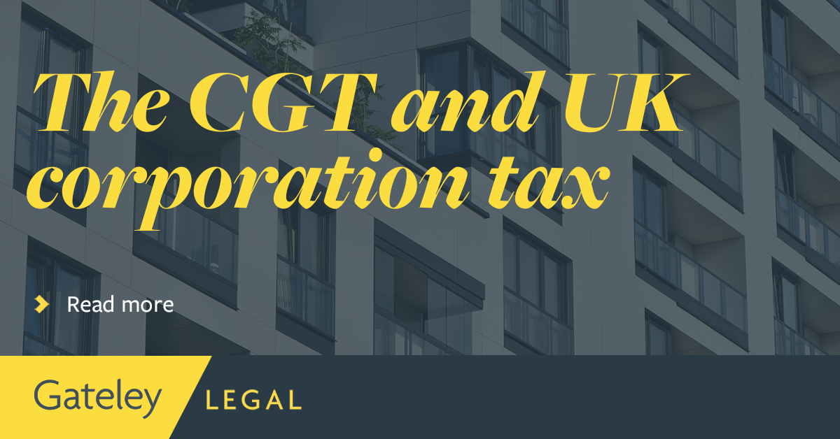 The CGT and UK corporation tax consequences of “de-enveloping” UK real ...