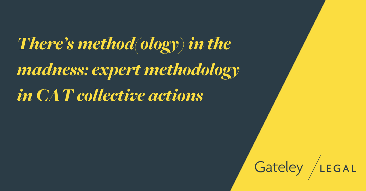 There’s method(ology) in the madness: expert methodology in CAT ...