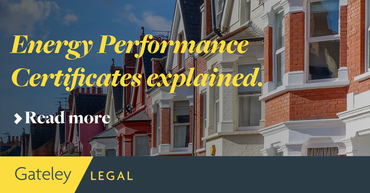 Energy Performance Certificates explained - Articles - Gateley