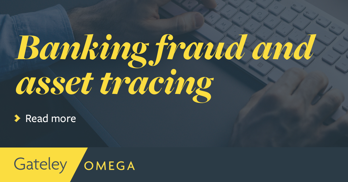 Banking fraud and asset tracing - Articles - Gateley