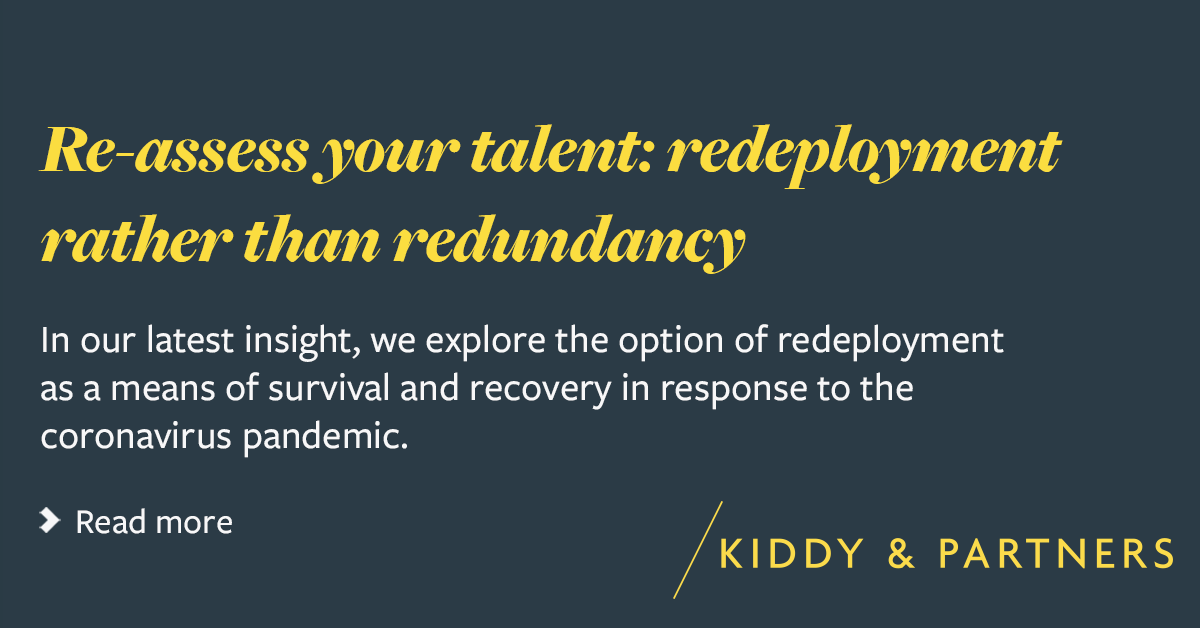 Re-assess your talent: redeployment rather than redundancy - Articles ...