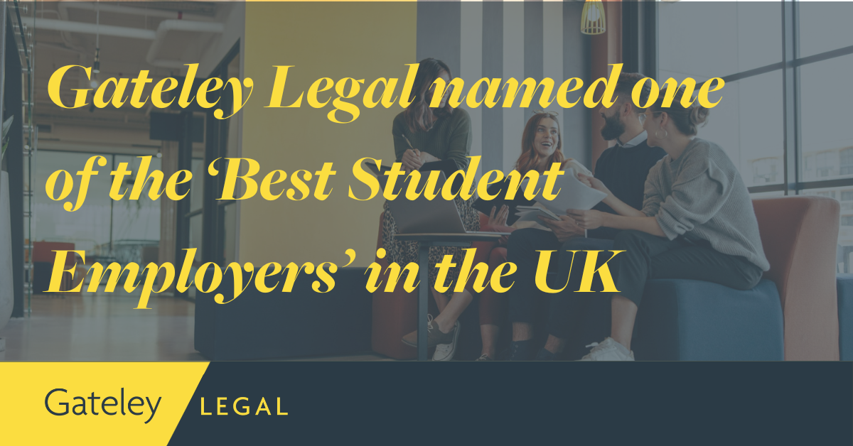 Gateley Legal named one of the ‘Best Student Employers’ in the UK ...