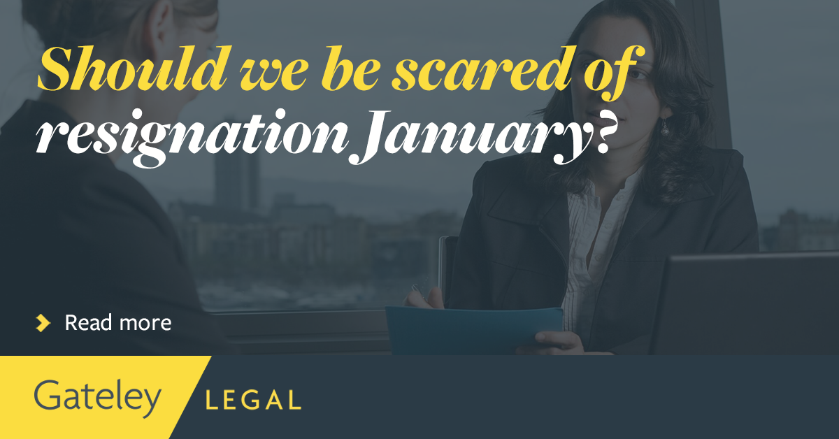 Should we be scared of January? - Articles - Gateley