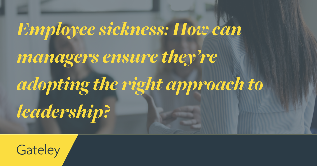 Employee sickness: How can managers ensure they’re adopting the right ...