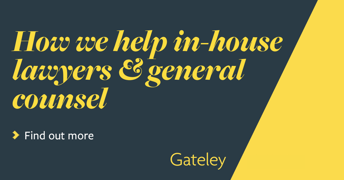 In-house lawyers & general counsel - Gateley