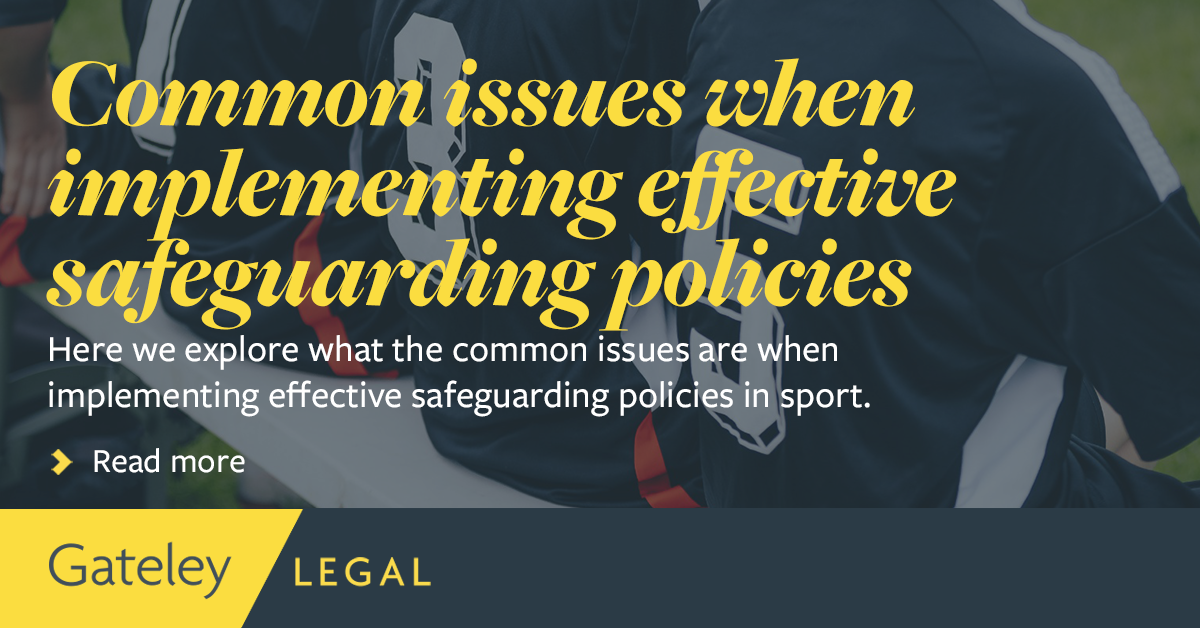 Common issues when implementing effective safeguarding policies ...