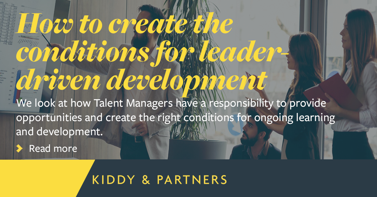 How to create the conditions for leader-driven development - Articles ...
