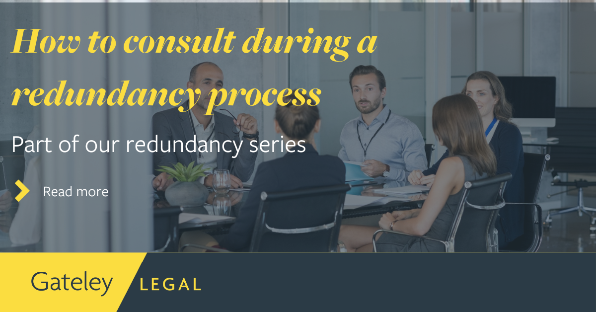 Redundancy series: How to consult during a redundancy process ...
