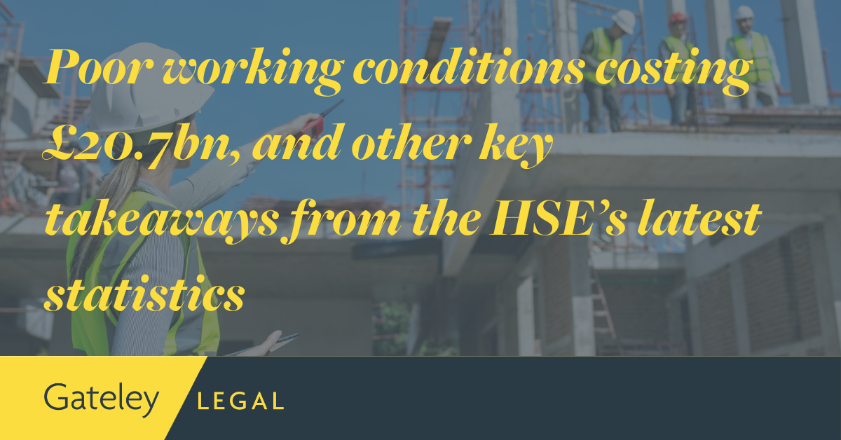 Poor working conditions costing £20.7bn, and other key takeaways from ...