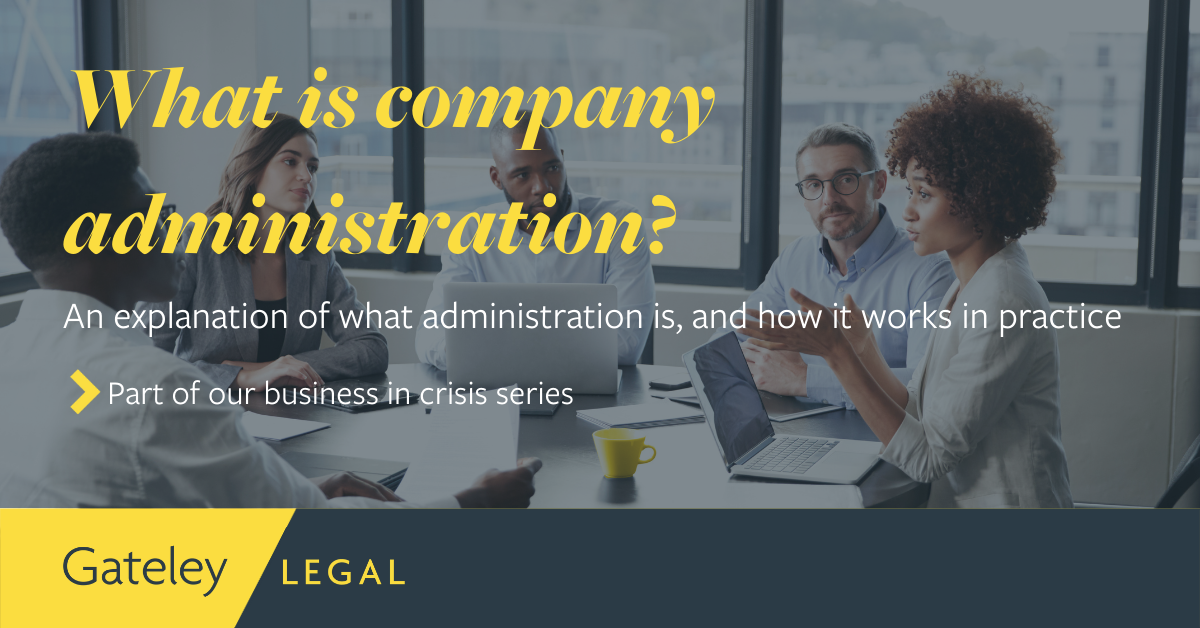 What is company administration? - Articles - Gateley